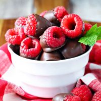 Chocolate Covered Raspberries — Let's Dish Recipes