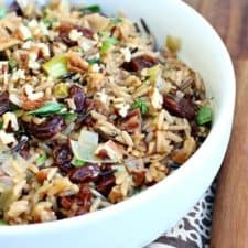 Cherry Pecan Wild Rice Pilaf — Let's Dish Recipes