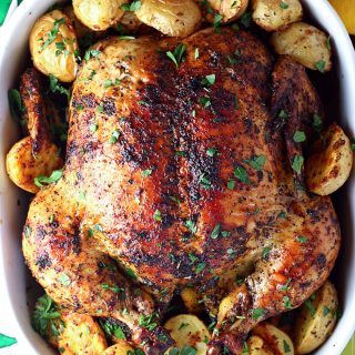 Lemon Herb Roasted Chicken — Let's Dish Recipes