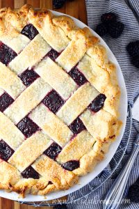 Triple Berry Pie – Let's Dish Recipes